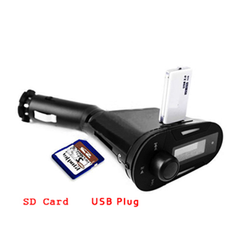 Car Kit MP3 Player Wireless FM Transmitter Modulator USB SD MMC LCD ...