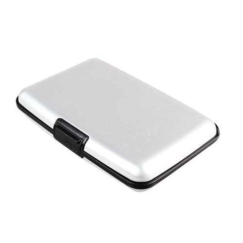 Credit Card Holder RFID Cash ID Card Wallet Case Aluminum RFID Blocking ...