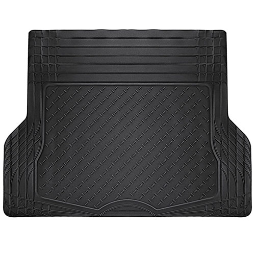 Universal Trunk Cargo PVC Floor Mat w/ Natural Rubber Material Heavy ...