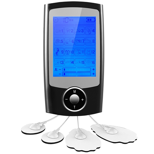Rechargeable Tens Unit Machine Impulse Massager 16 Modes Pain Relief ...