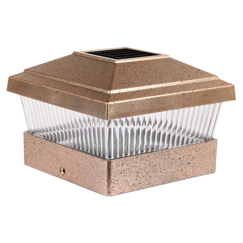 Solar Post Lights Garden Post Cap Light Solar LED Night Light White LED ...