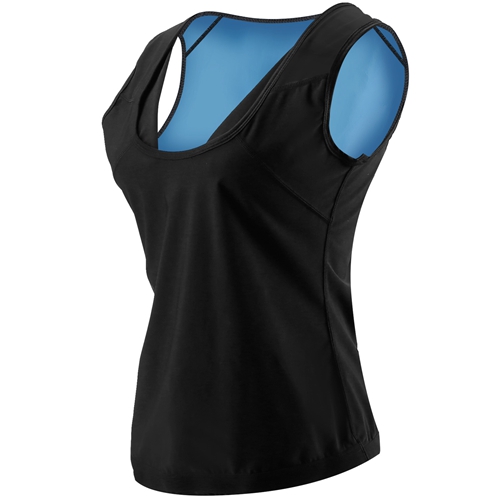 Women Sweat Vest Waist Trainer Shaper Heat Trapping Pullover Sweat Gym ...