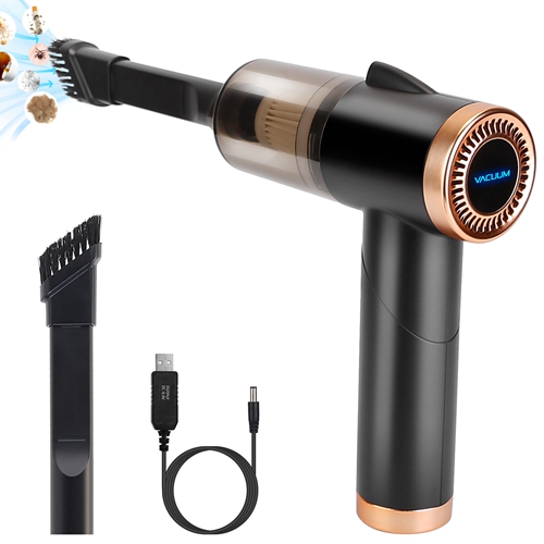 120W 9000PA Cordless Handheld Vacuum Cleaner w/ Searchlight Portable ...