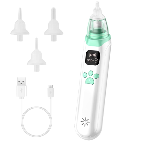 Rechargeable Baby Nose Cleaner with Soothing Music Mucus Snot Booger ...