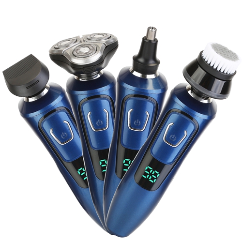 4 In 1 Electric Razor Shaver Rechargeable Cordless Head Beard Trimmer ...