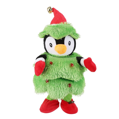 Electric Dancing Singing Plush Toy Twisting Penguin Toy Talking ...