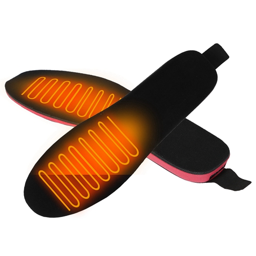 Heated Insoles Electric Heated Foot Warmer 3000mAh Rechargeable Battery ...