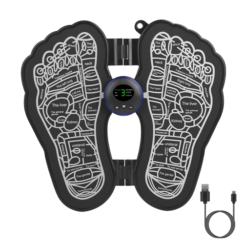 Ems Foot Massager Electric Foot Acupressure Mat Usb Rechargeable Feet