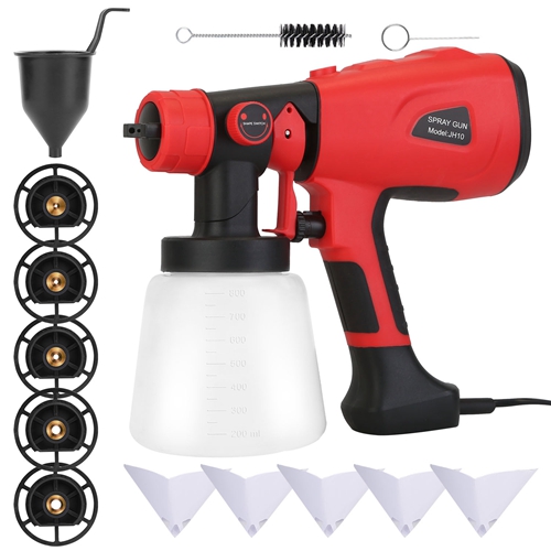 Electric Paint Sprayer HVLP Spray Painting Gun Handheld Painter with ...