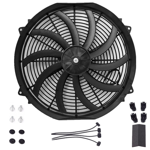 16 Inch Electric Radiator Cooling Fan 12V 120W 10 Blades Car w ...