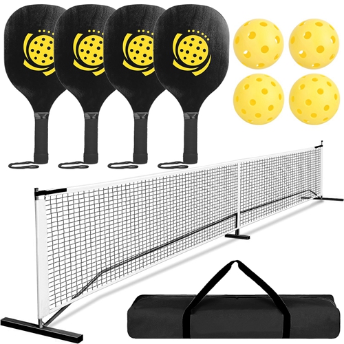 Portable Pickleball Net Set 22ft Regulation Size Net Pickle Ball Net ...