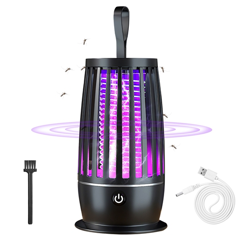 Rechargeable Mosquito Killer Lamp Bug Zapper with Night Light Strap ...