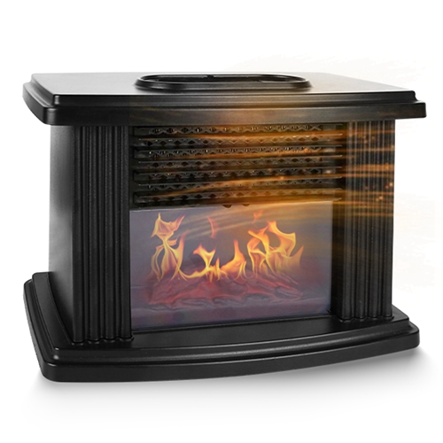 Electric Fireplace Heater 800W Artificial Flame Stove Heater with ...