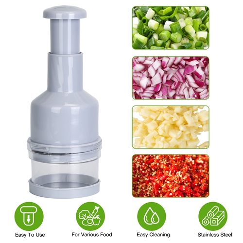 Manual Food Chopper Vegetable Chopper Dicer Garlic Mincer Onion Cutter ...