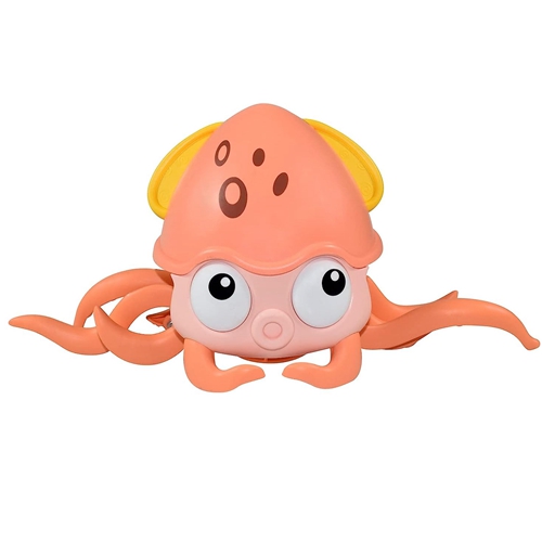 Rechargeable Baby Crawling Octopus Toy with Music LED Lighting Children ...