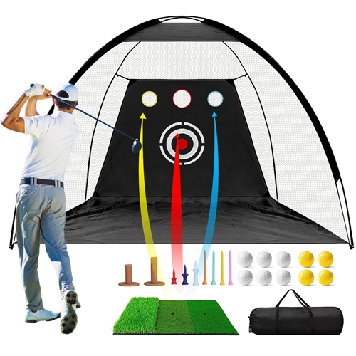 10x7FT Golf Practice Net Golf Training Aids Driving Hitting Nets with ...