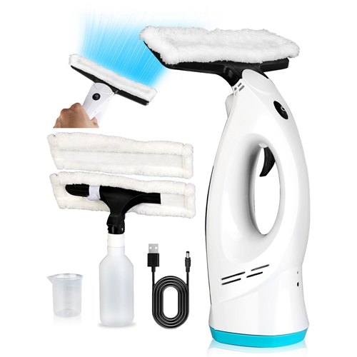4 In 1 Cordless Window Vacuum Cleaner Rechargeable Glass Tile Mirror ...