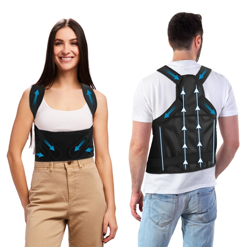 Posture Corrector for Women Men Adjustable Back Brace Posture Trainer ...