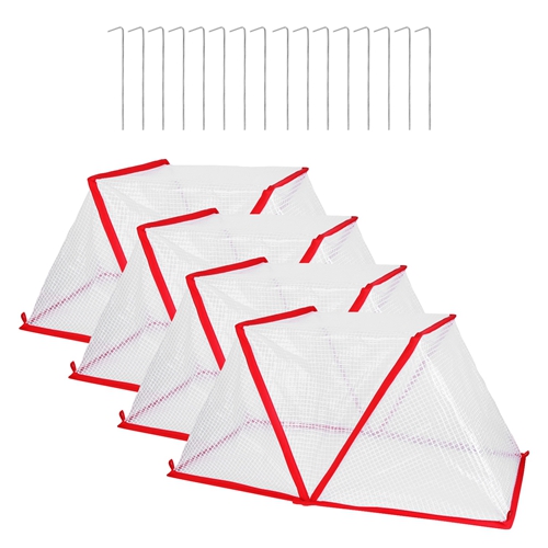 4Pack 31.50×12.99×13.39in Garden Row Accelerator Plants Covers Plant ...